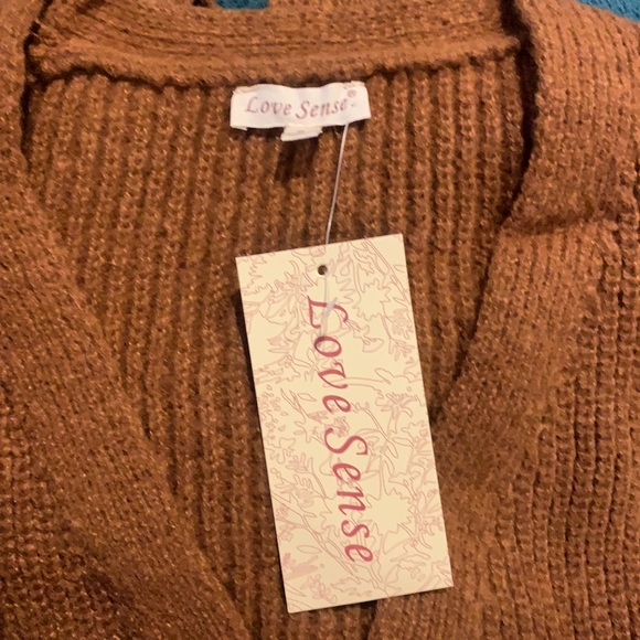 Love Sense | Sweaters | Nwt Ladies Floor Length Fringe Bottom Cardigan ...